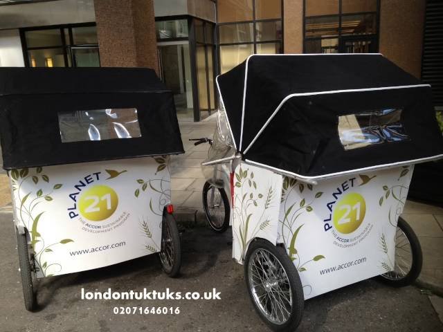 Rent Fully Liveried Rickshaws in London – London Rickshaw Hire